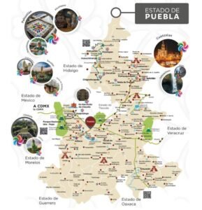 MAPA de los pueblos mágicos de Puebla | Tendencias Puebla